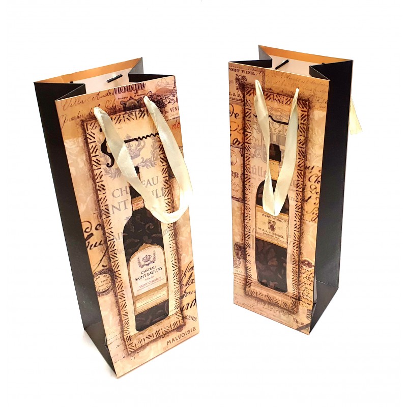 Dovanų maišeliai buteliui – Jusena.lt